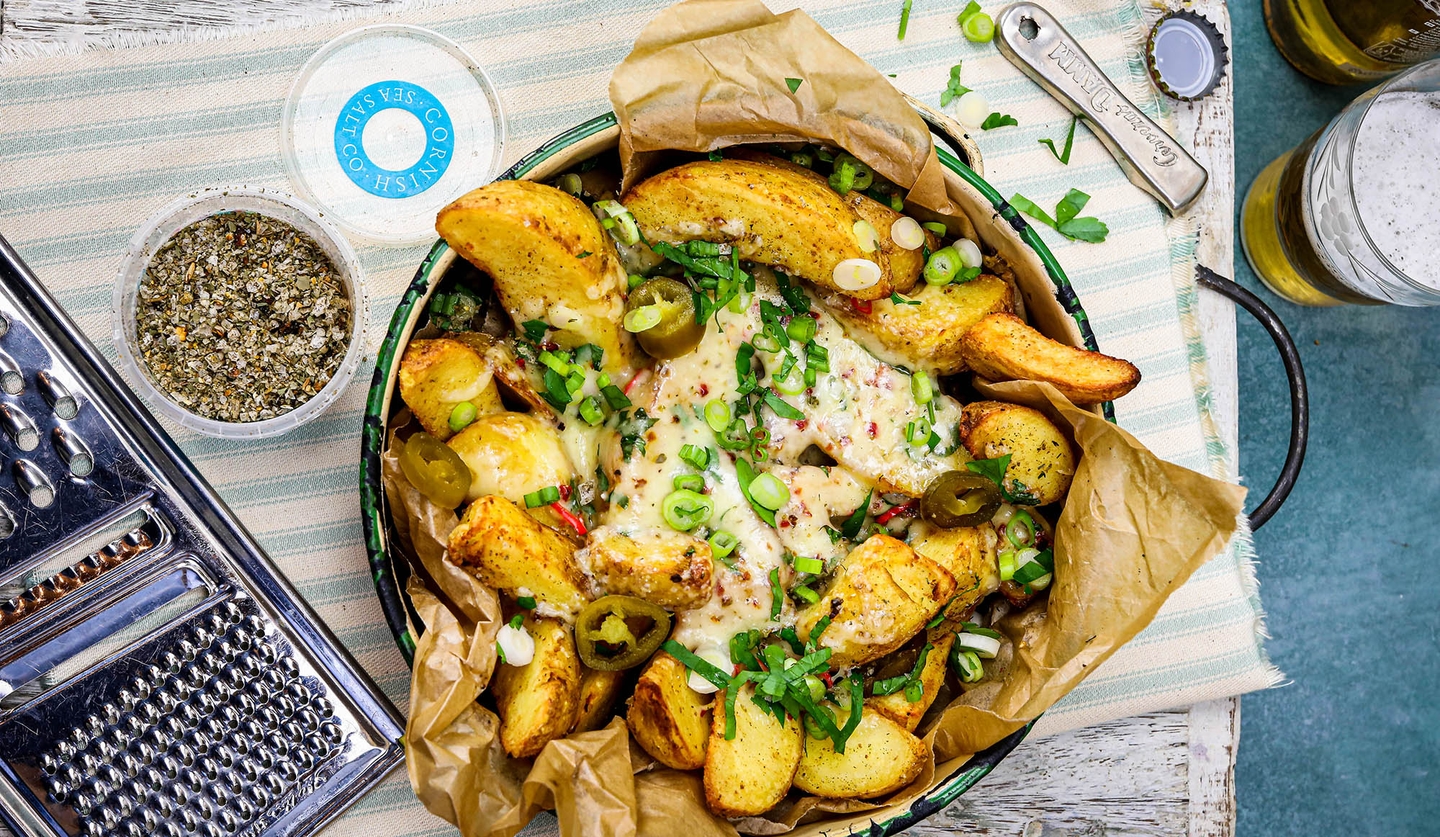 Dirty Wedges with Cornish Sea Salt Mexican Blend